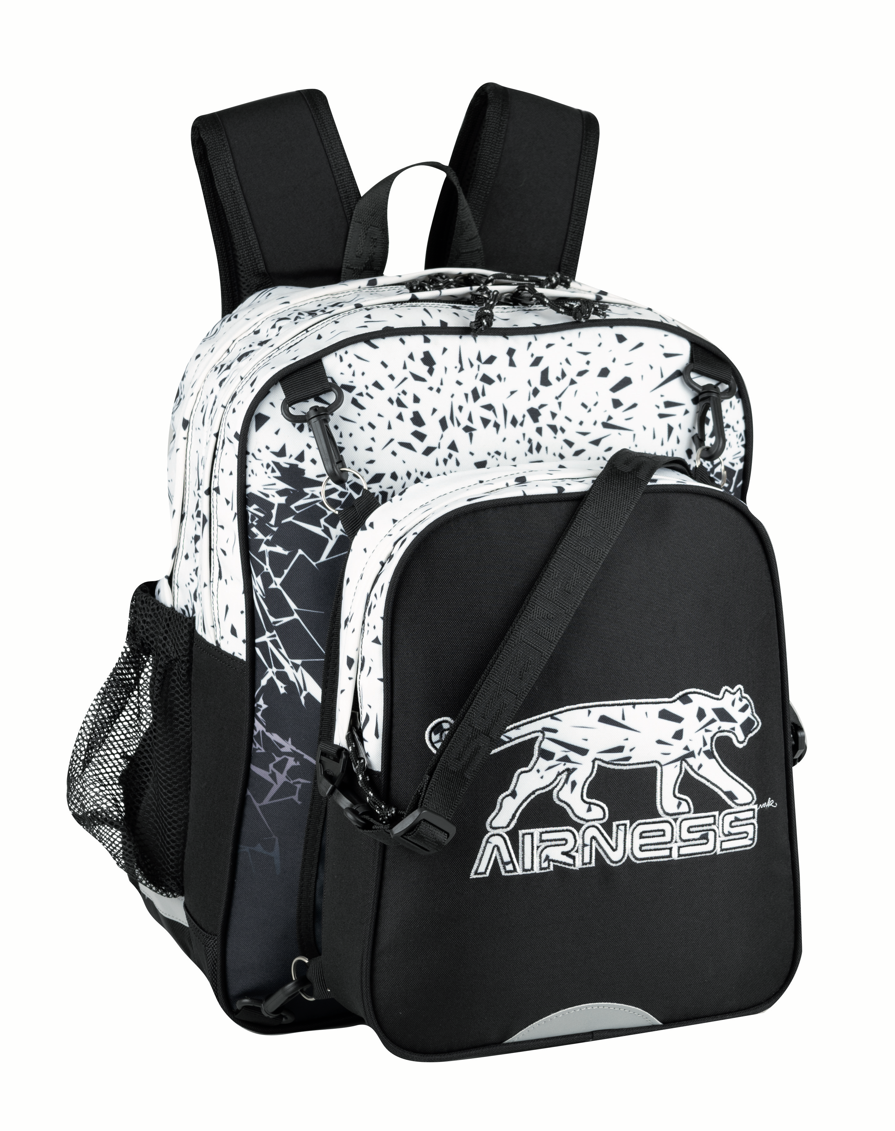 Airness Sac à dos et besace amovible Amael 2 compartiments, 29L Noir et ...