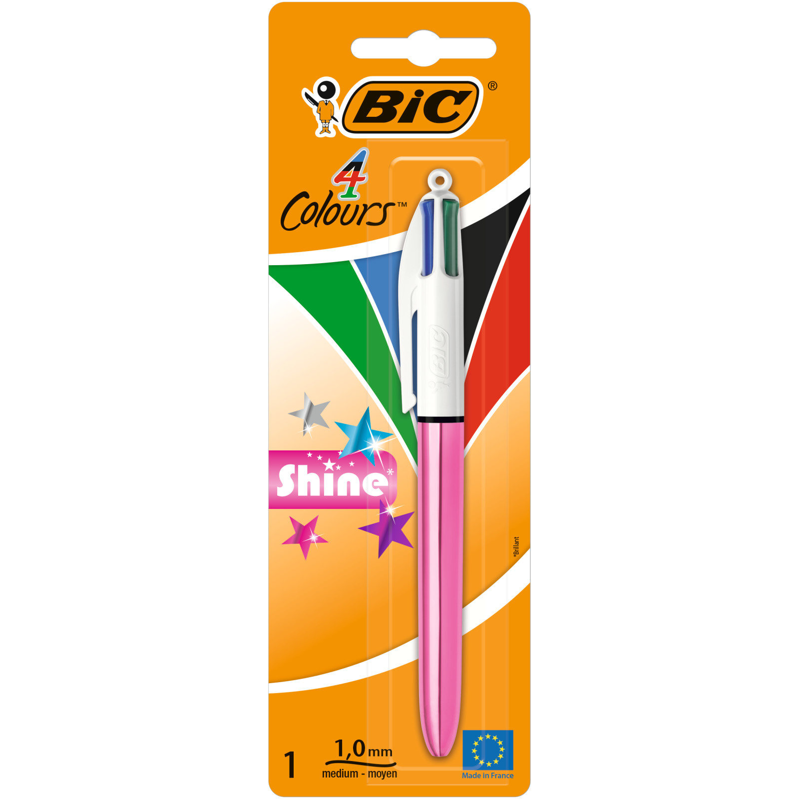 BIC 4 Couleurs Shine au meilleur prix | E.Leclerc