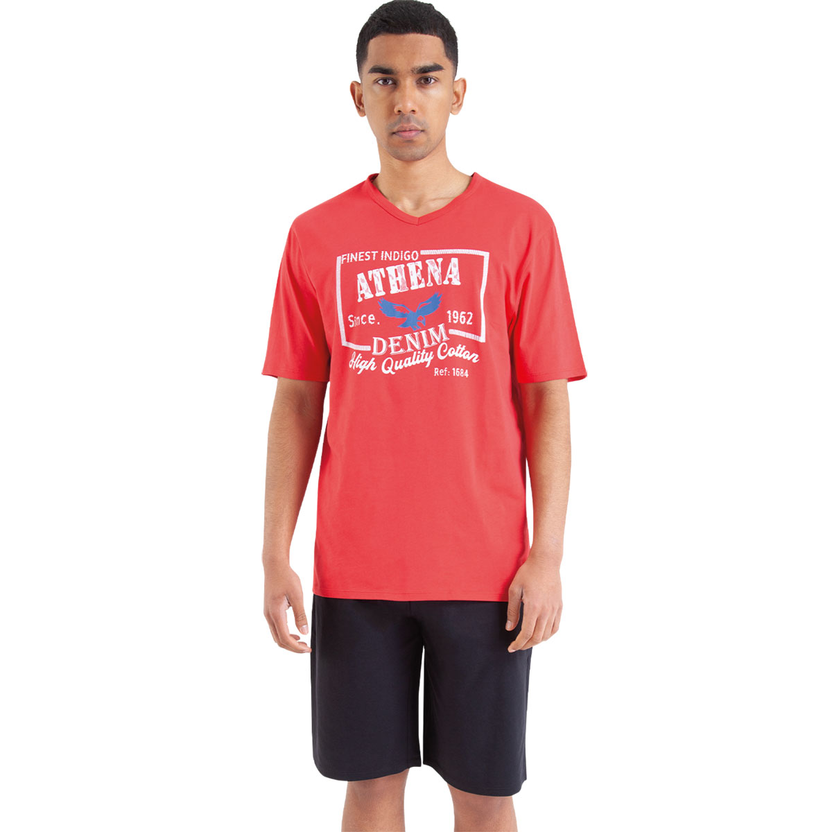 ATHENA Pyjama court homme Ecopack au meilleur prix | E.Leclerc