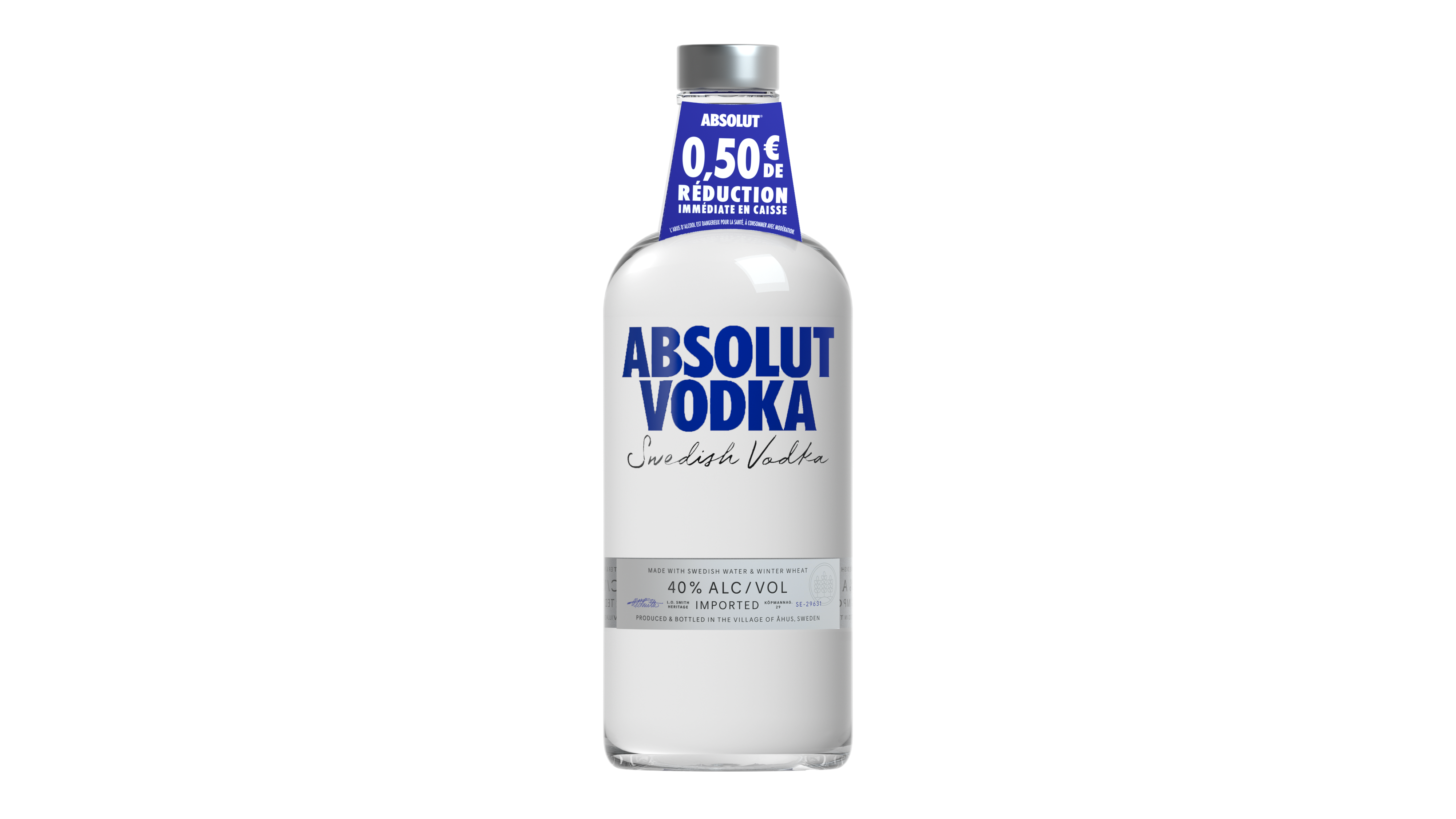 Vodka Absolut, 40% vol. - 70 cl au meilleur prix | E.Leclerc