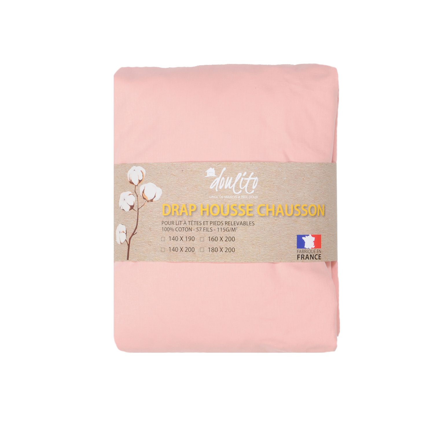 Drap housse 140x200 cm | E.Leclerc