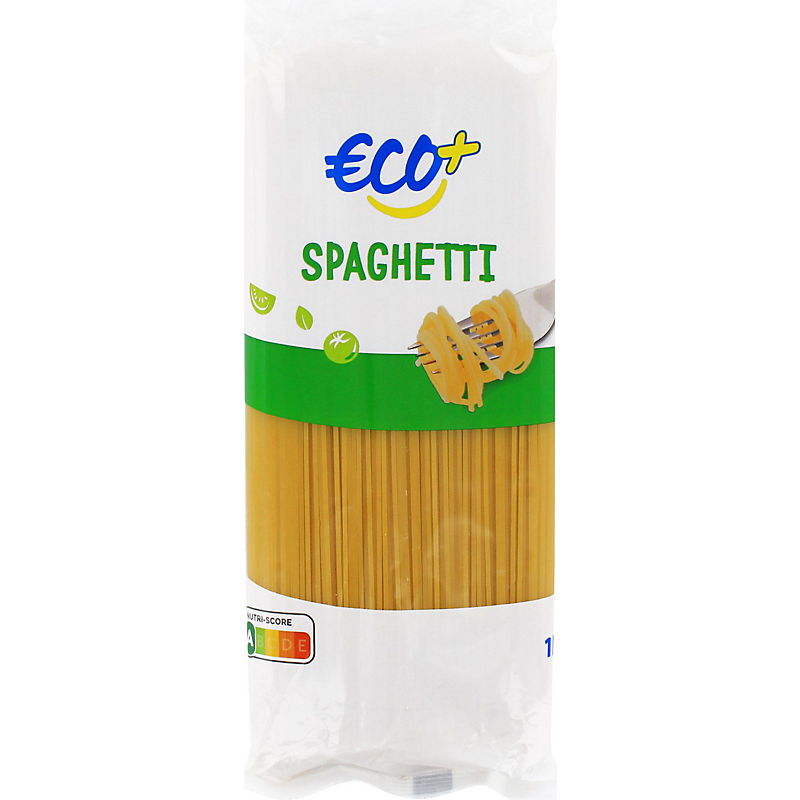 Spaghetti En Sachet - 1KG - ECO + au meilleur prix | E.Leclerc