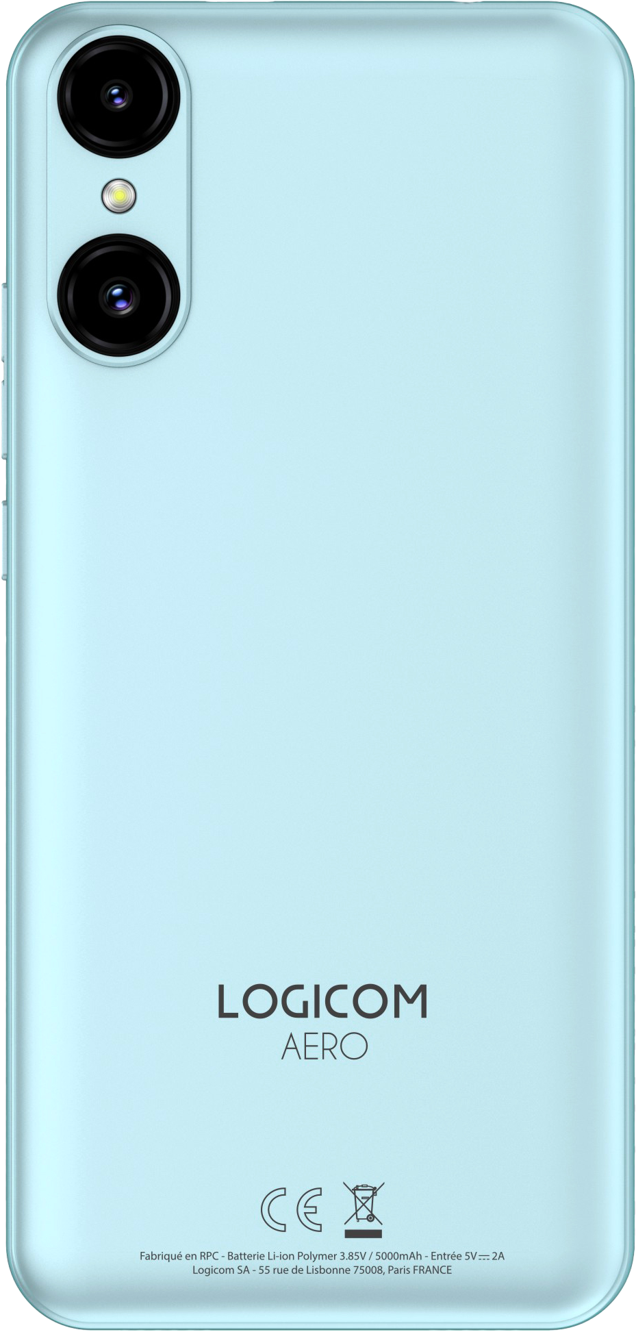 Smartphone Logicom Aero 64Go 4G Bleu au meilleur prix | E.Leclerc