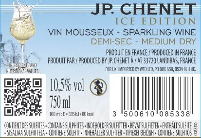 JP. Chenet Ice édition - Sec - 75 cl au meilleur prix | E.Leclerc
