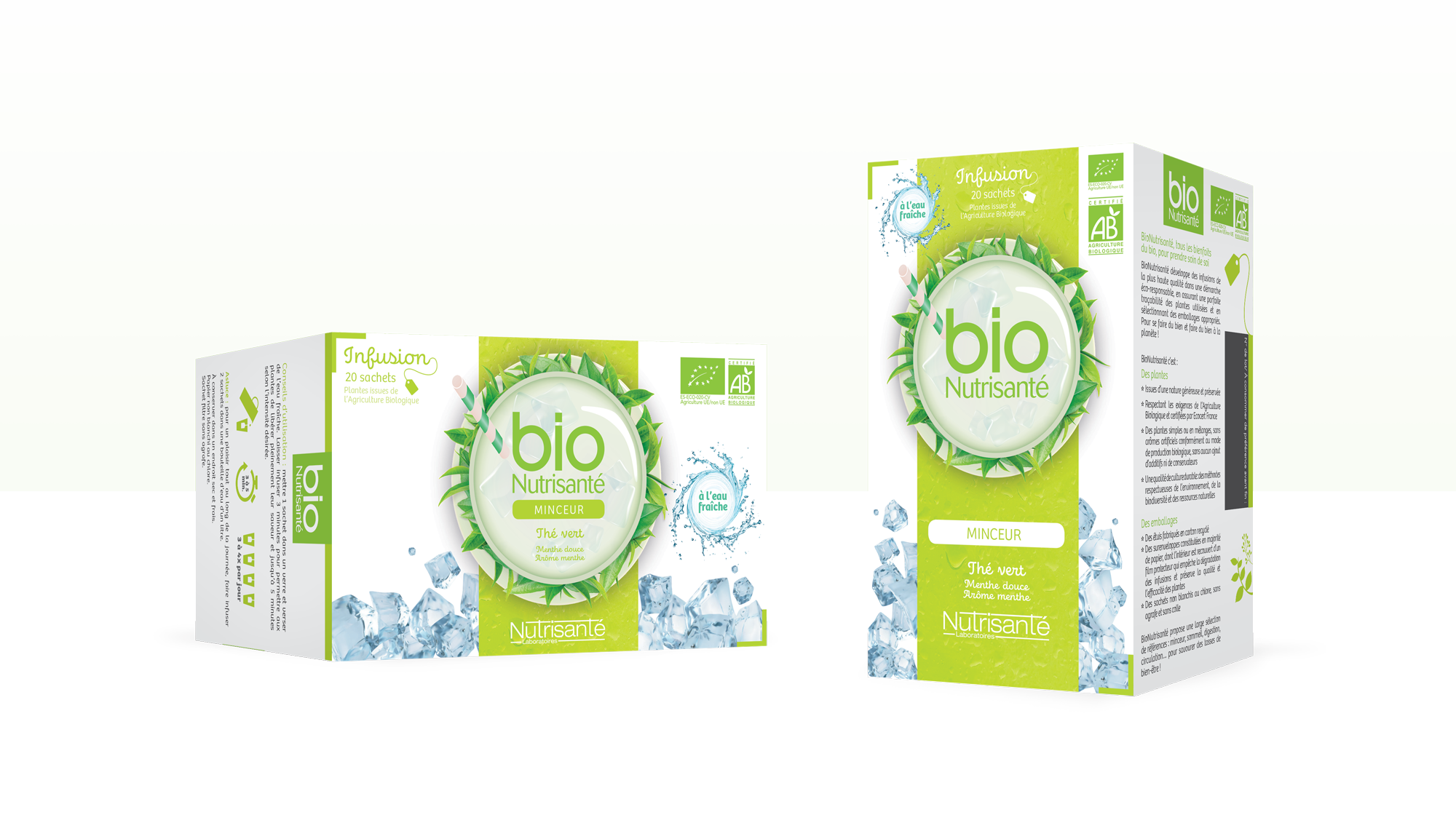 Infusion froide bio minceur 20 sachets au meilleur prix | E.Leclerc
