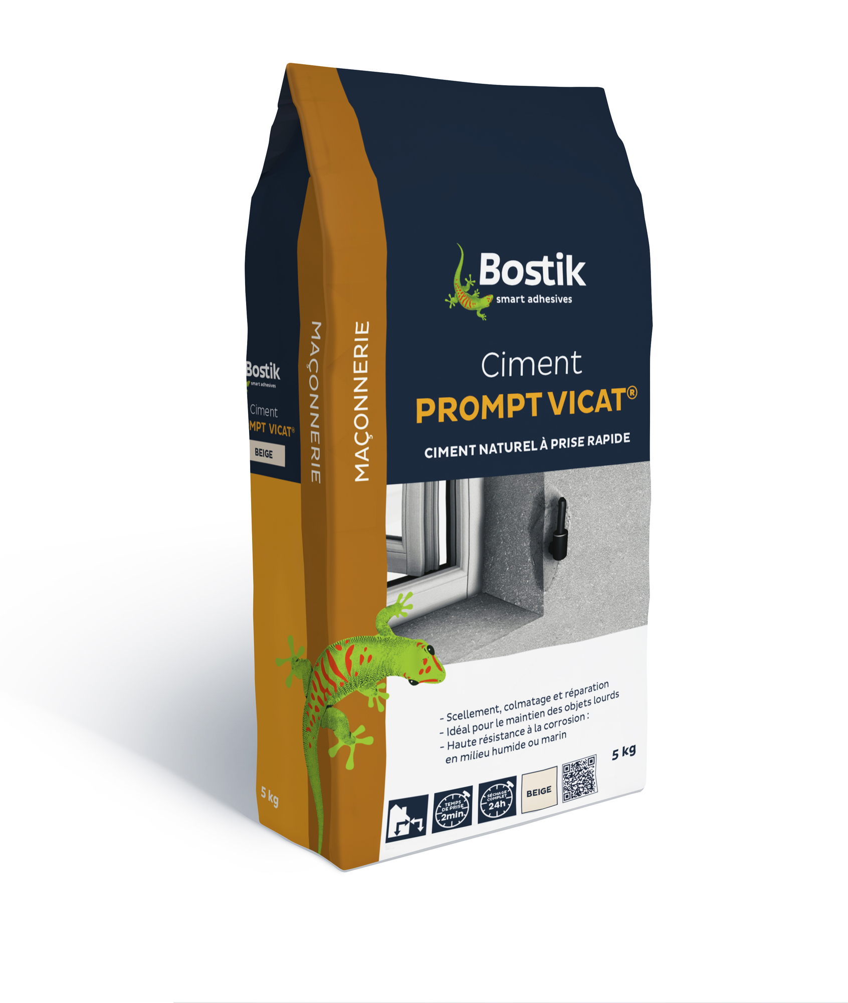 Ciment prompt Vicat® sac de 5kg - BOSTIK - 30124881 au meilleur prix ...