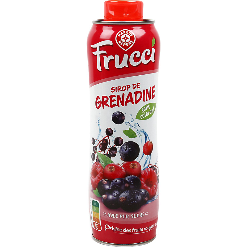 SIROP GRENADINE BIDON 75CL - FRUCCI au meilleur prix | E.Leclerc
