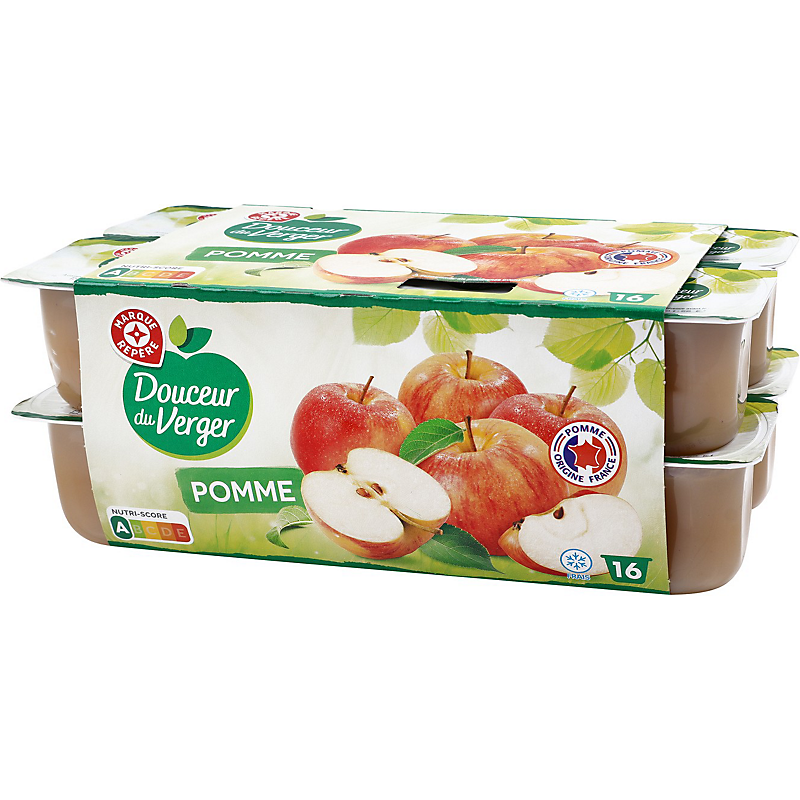 compote pomme x 16 - 1,6 kg - DOUCEUR DU VERGER au meilleur prix | E ...