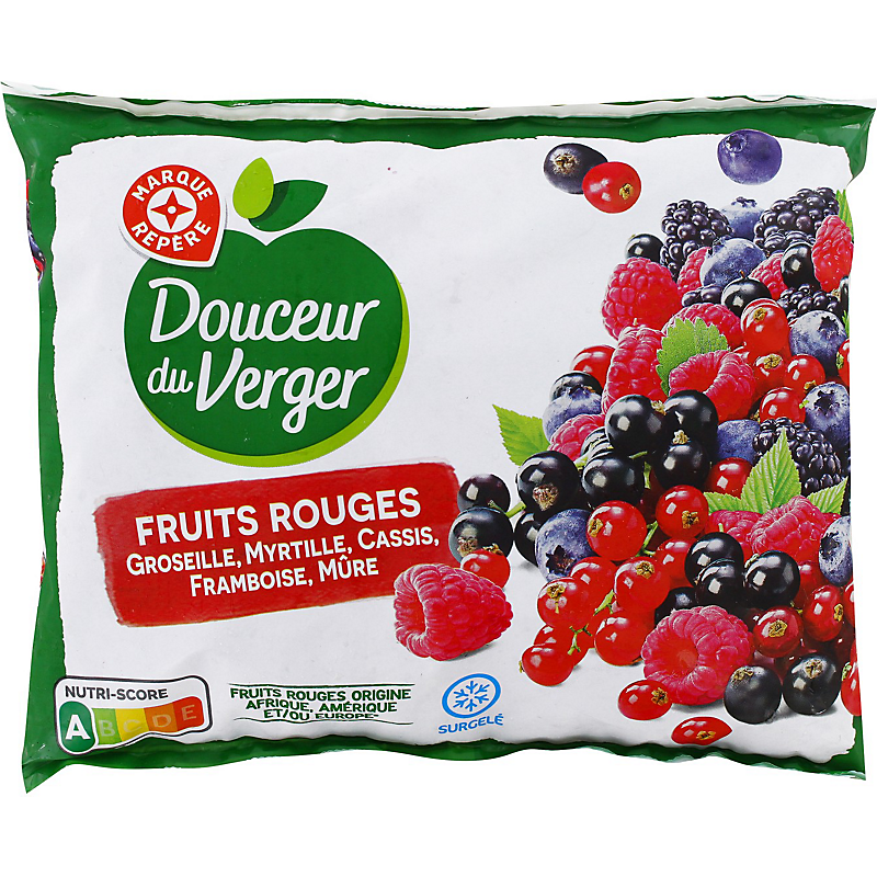 Fruits rouges surgelés - 650 g - DOUCEUR DU VERGER au meilleur prix | E ...