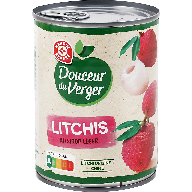 Litchis au sirop léger - 250 g - DOUCEUR DU VERGER au meilleur prix | E ...