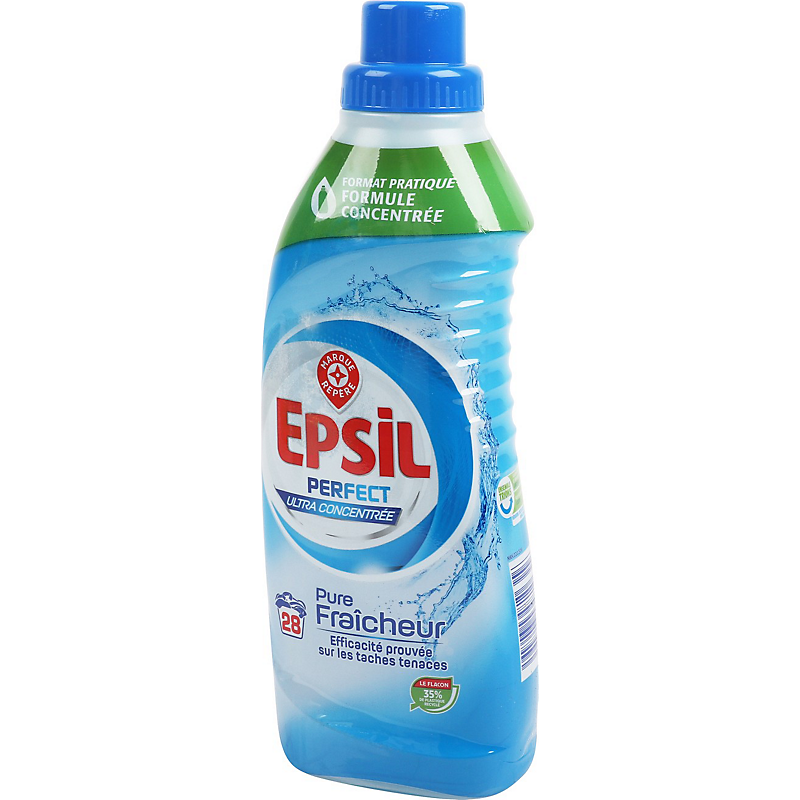 Lessive ultra concentrée pure fraîcheur 28 lavages - 980 ml - EPSIL au ...