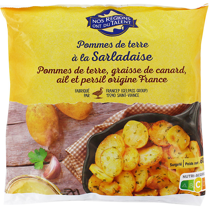 Pommes De Terre Sarladaises Surgeles