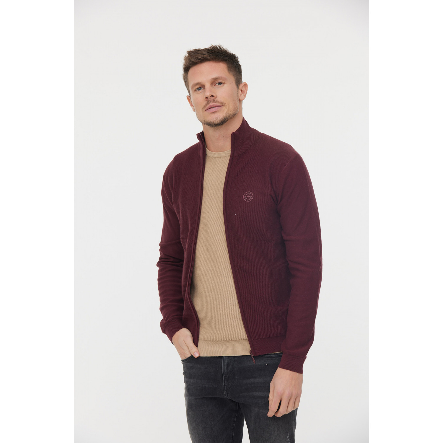 Lee Cooper - Gilet manches longues coton regular COUKI au meilleur prix ...