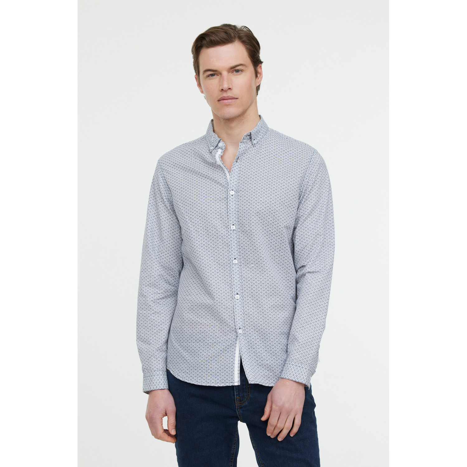 Lee Cooper - Chemise manches longues coton/lin regular DOLCE ML au ...