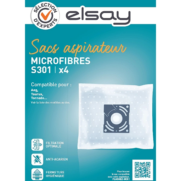 Sac aspirateur S301 - Sélection d'Expert - Elsay au meilleur prix | E ...