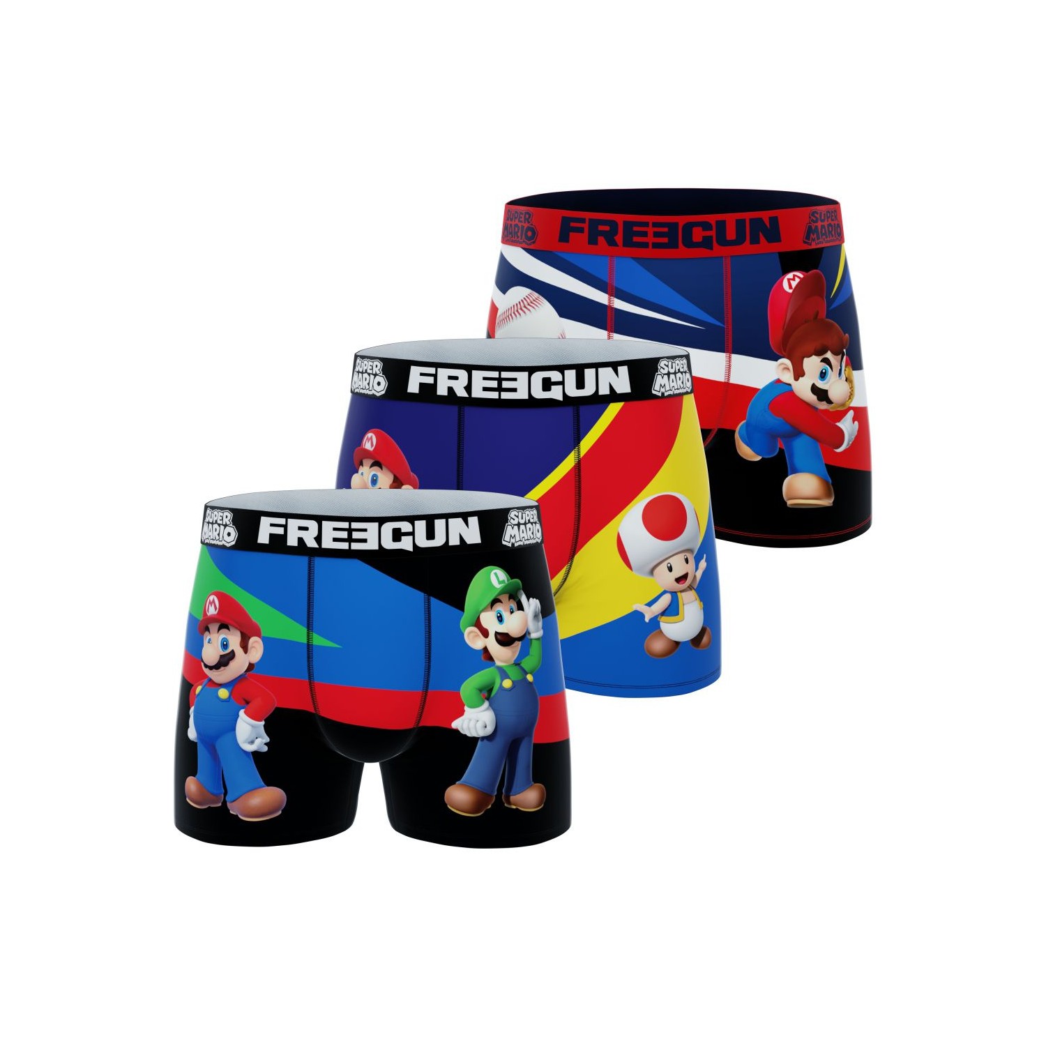 Lot de 3 boxers garçon Super Mario Bross au meilleur prix | E.Leclerc