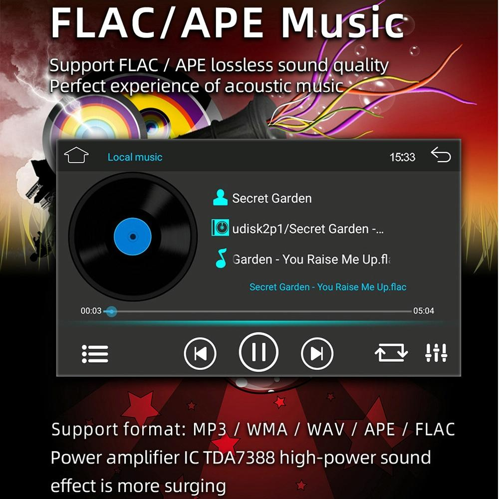 Autoradio Android 7 Pouces GPS Bluetooth Écran Tactile WiFi FM USB AUX ...