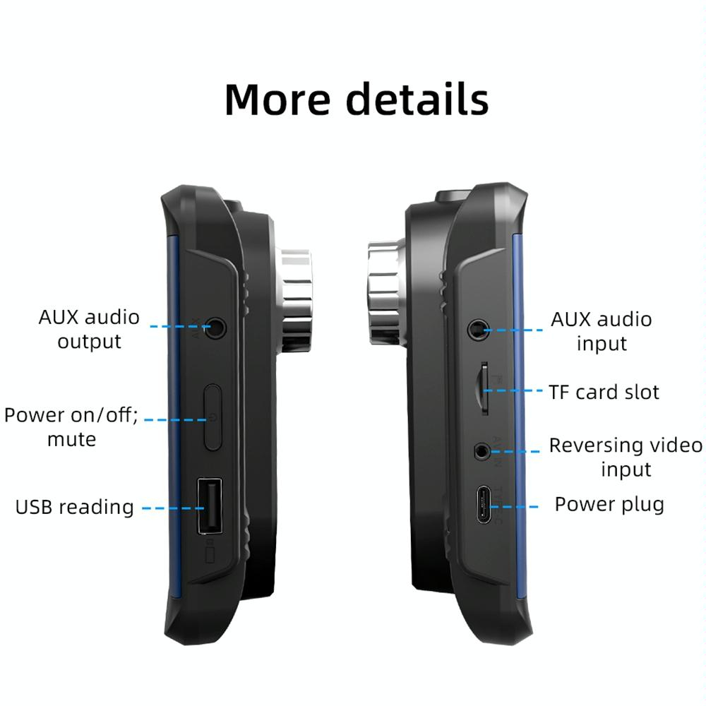 Autoradio 7 Pouces Écran Tactile Bluetooth CarPlay Android Auto ...