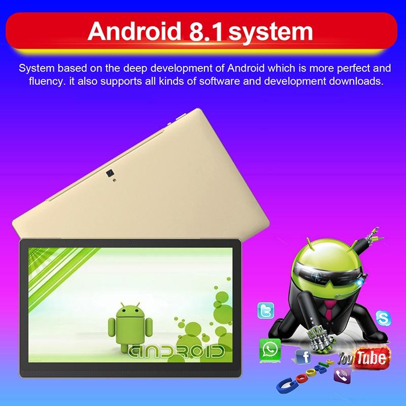 Tablette Tactile Android 14.1 Pouces 4G LTE 4GB+128GB Dual SIM GPS Or Or YONIS au meilleur prix ...