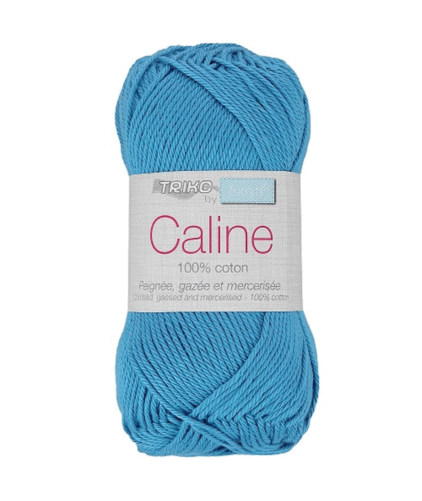 Fil à tricoter Caline 100% coton - peignée, gazée et mercerisée ...