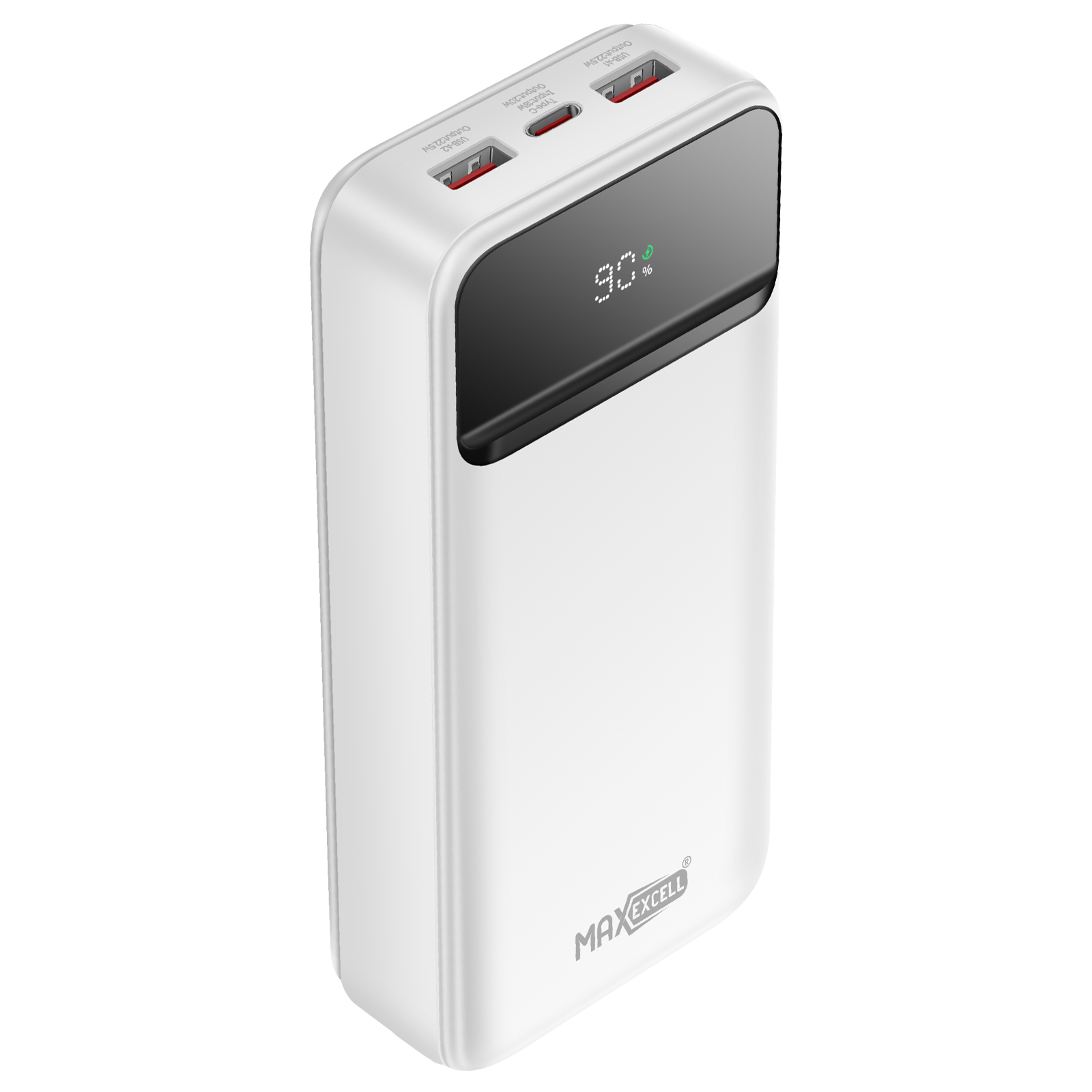 Max excell Batterie de Secours 20000mAh USB-C PD 20W / 2 USB 22.5W avec ...