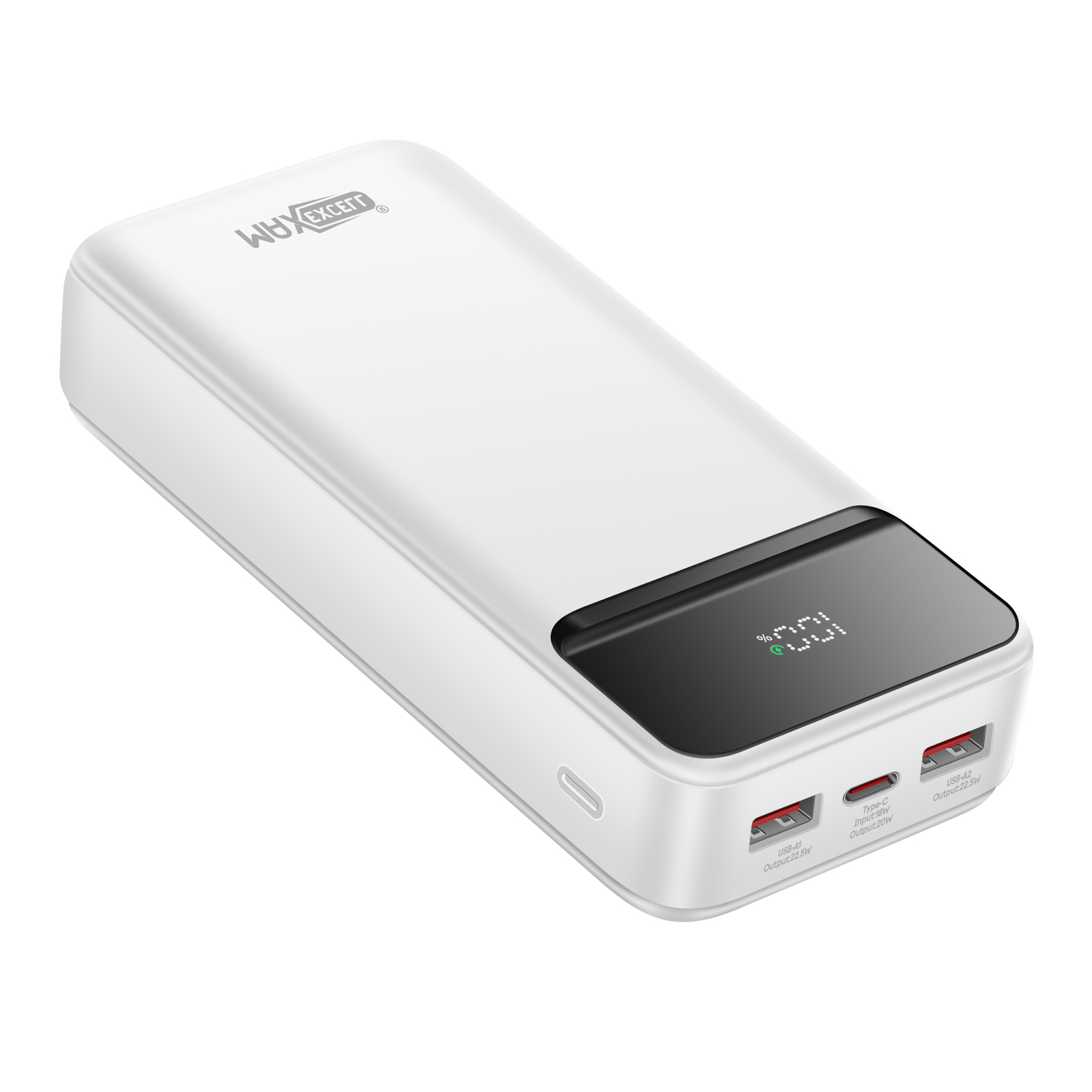 Max excell Batterie de Secours 20000mAh USB-C PD 20W / 2 USB 22.5W avec ...
