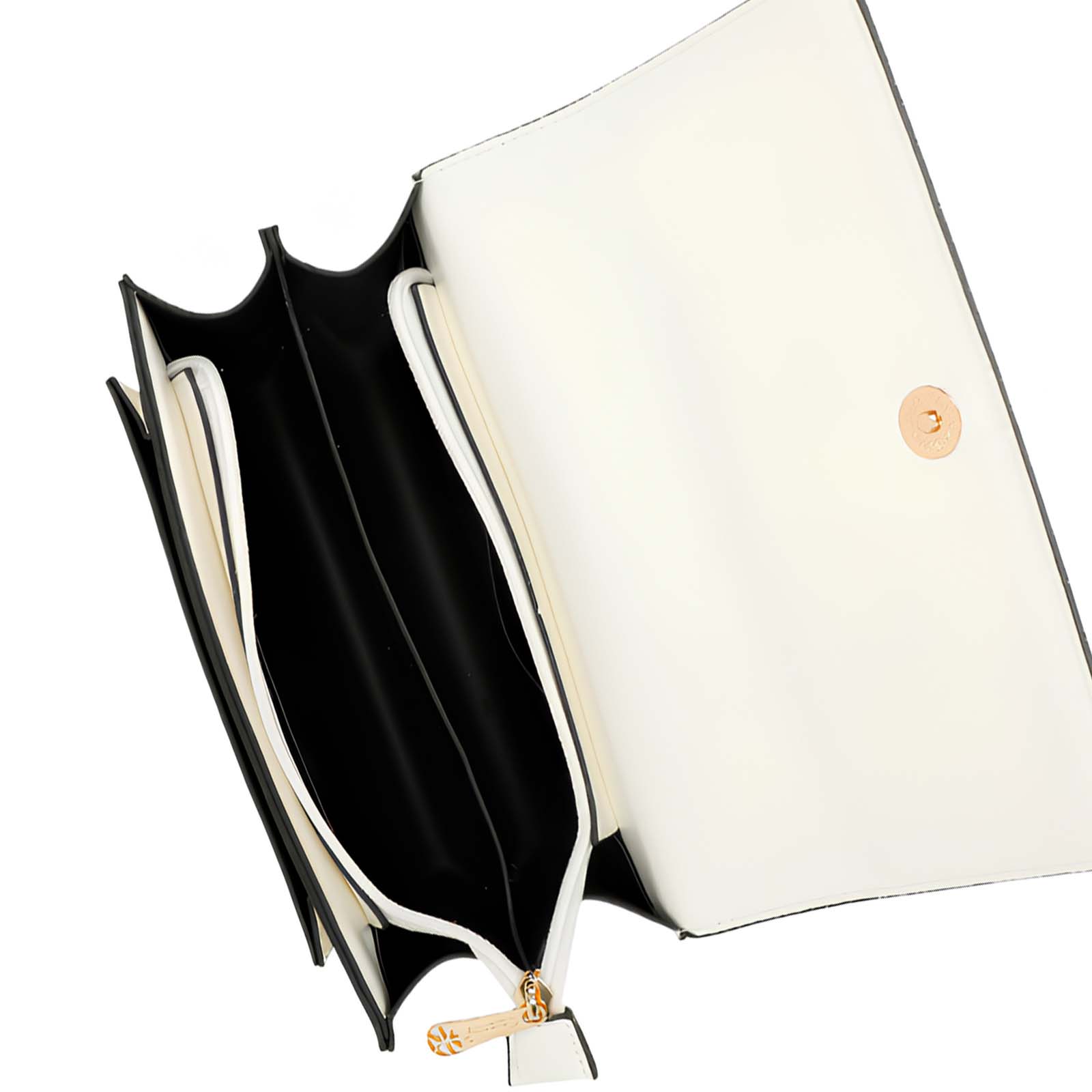 Gallantry Sac Bandoulière pour Femme avec Chaîne Dorée et Rabat à Poche ...