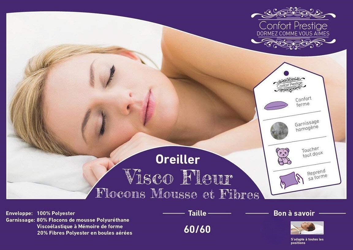 Matelas Orthopédique 140x200x22cm+Oreiller Mémoire-Ferme-Face Hiver ...