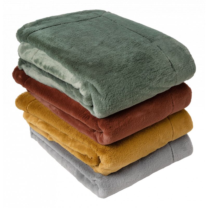 Plaid imitation fourrure Mellow 150 x 200 Toison d'or au meilleur prix ...