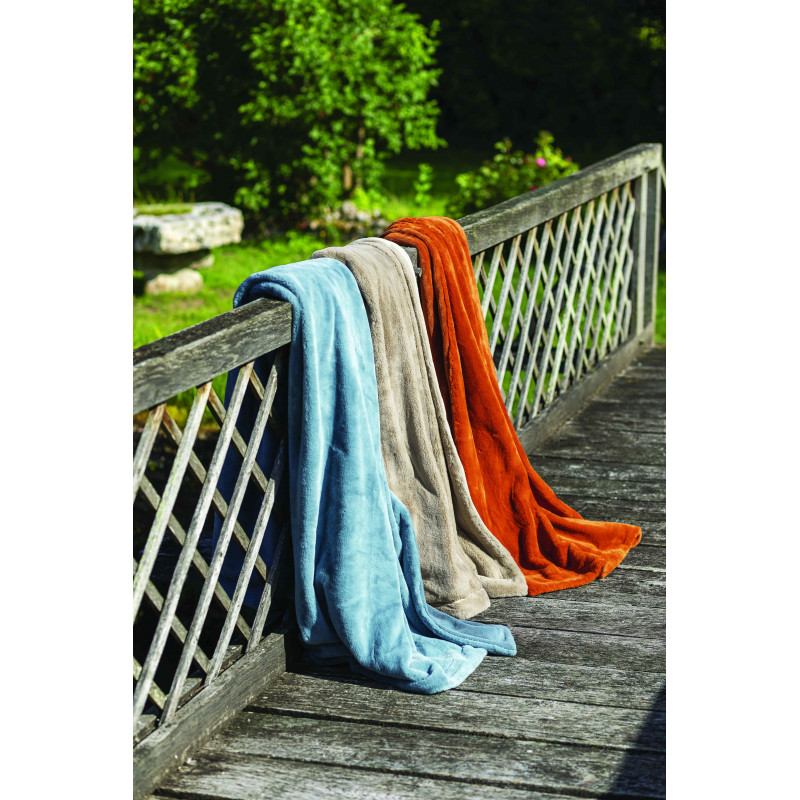 Plaid imitation fourrure Mellow 150 x 200 Toison d'or au meilleur prix ...