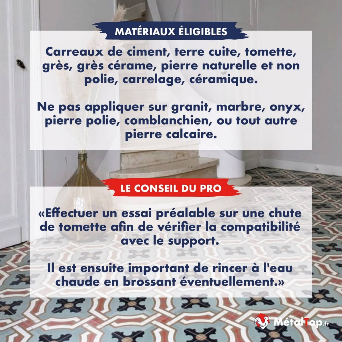 Decapant Carreaux De Ciment - 20 L - Métaltop au meilleur prix | E.Leclerc