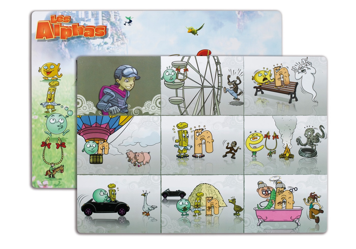 Le lot de 2 sous-mains des Alphas GS et CP - La méthode de lecture Les ...