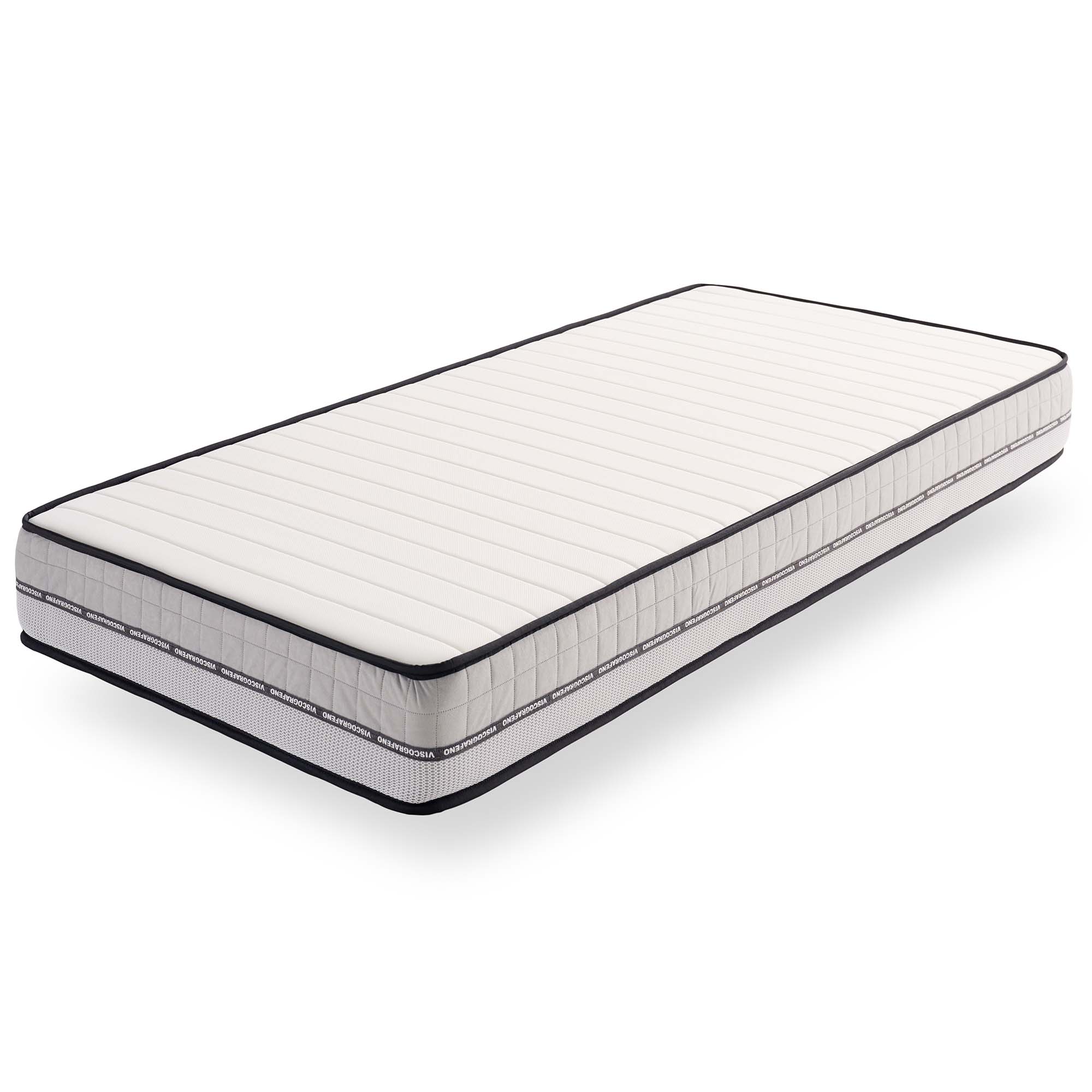 Matelas Visco-carbone 90x190 cm - Multicouches HR - Blue Latex - Mousse ...