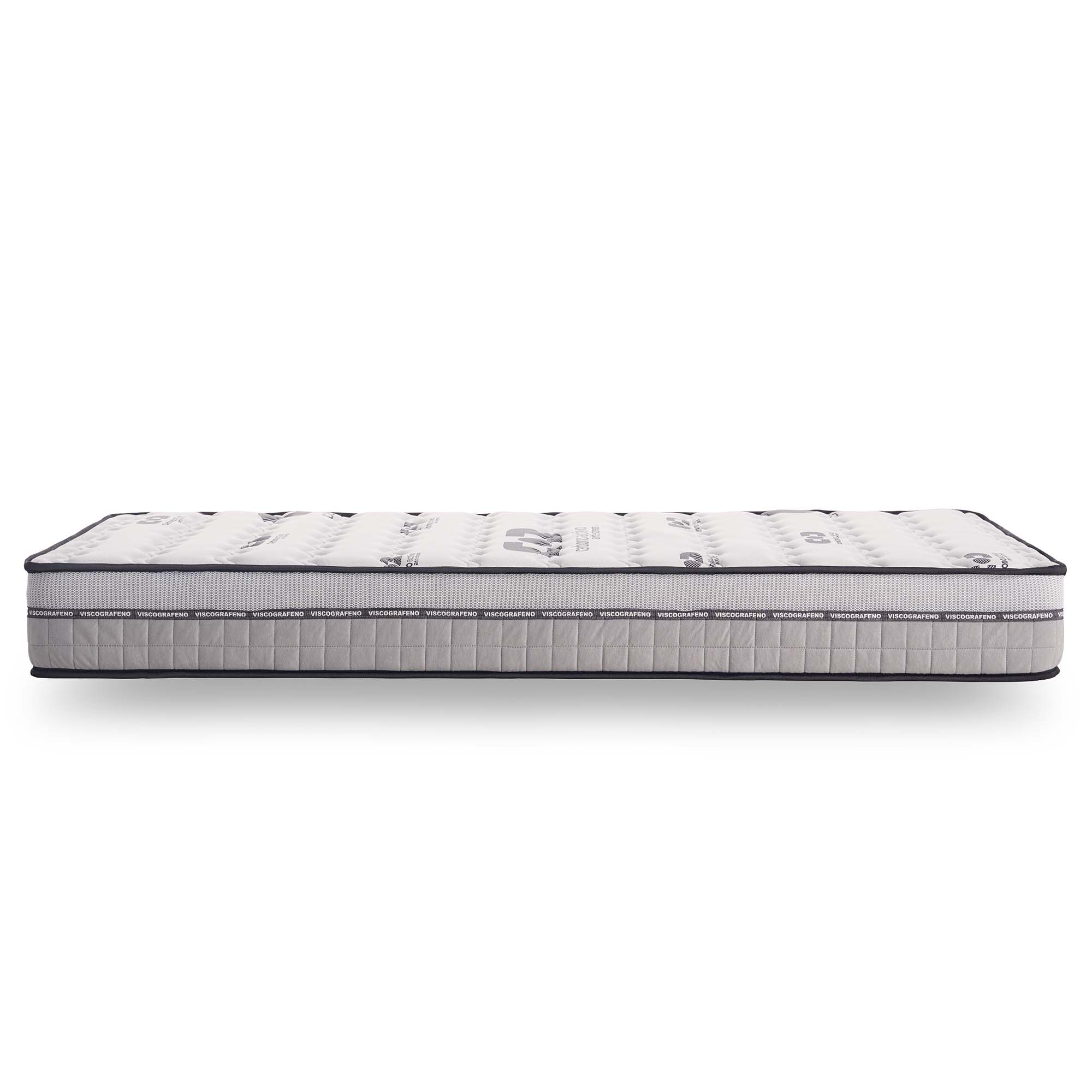 Matelas Visco-carbone 90x190 cm - Multicouches HR - Blue Latex - Mousse ...