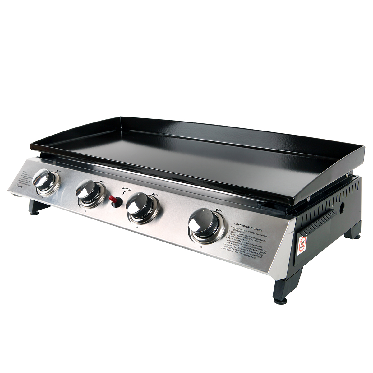 COOKER - Plancha à Gaz II - Acier émaillé laminé à froid - Brûleurs ...
