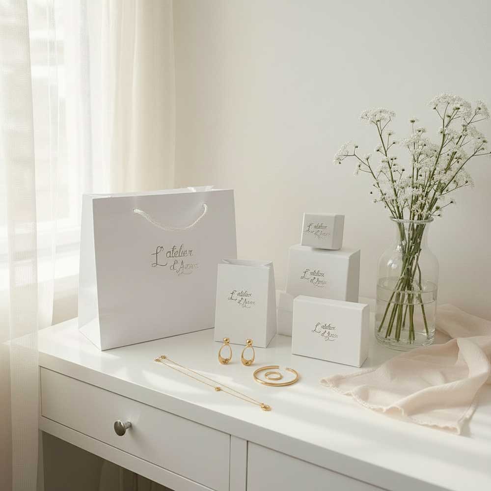 Boucles d'Oreilles Demi Créoles Aigues-Marines - Or 18 Carats 750 Jaune ...