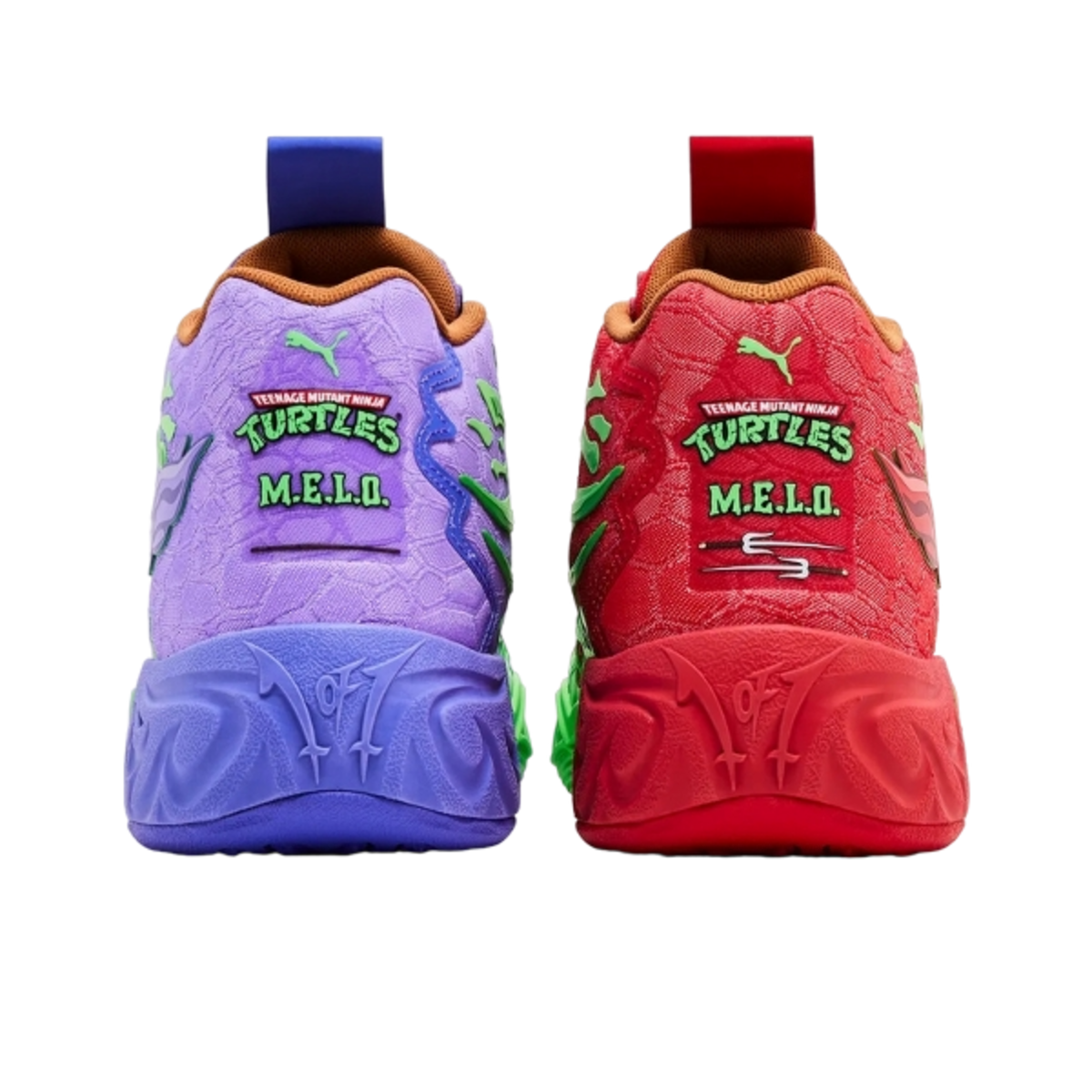 Puma LaMelo Ball MB.04 Teenage Mutant Ninja Turtles Raphael & Donatello ...