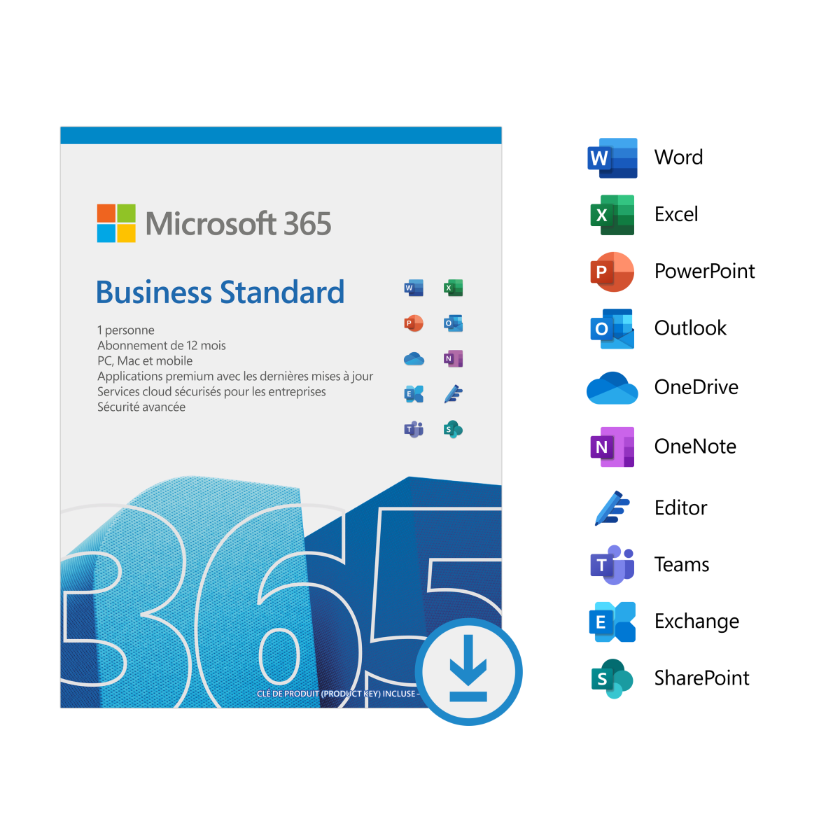 Logiciel de bureautique microsoft 365 business standard au meilleur ...