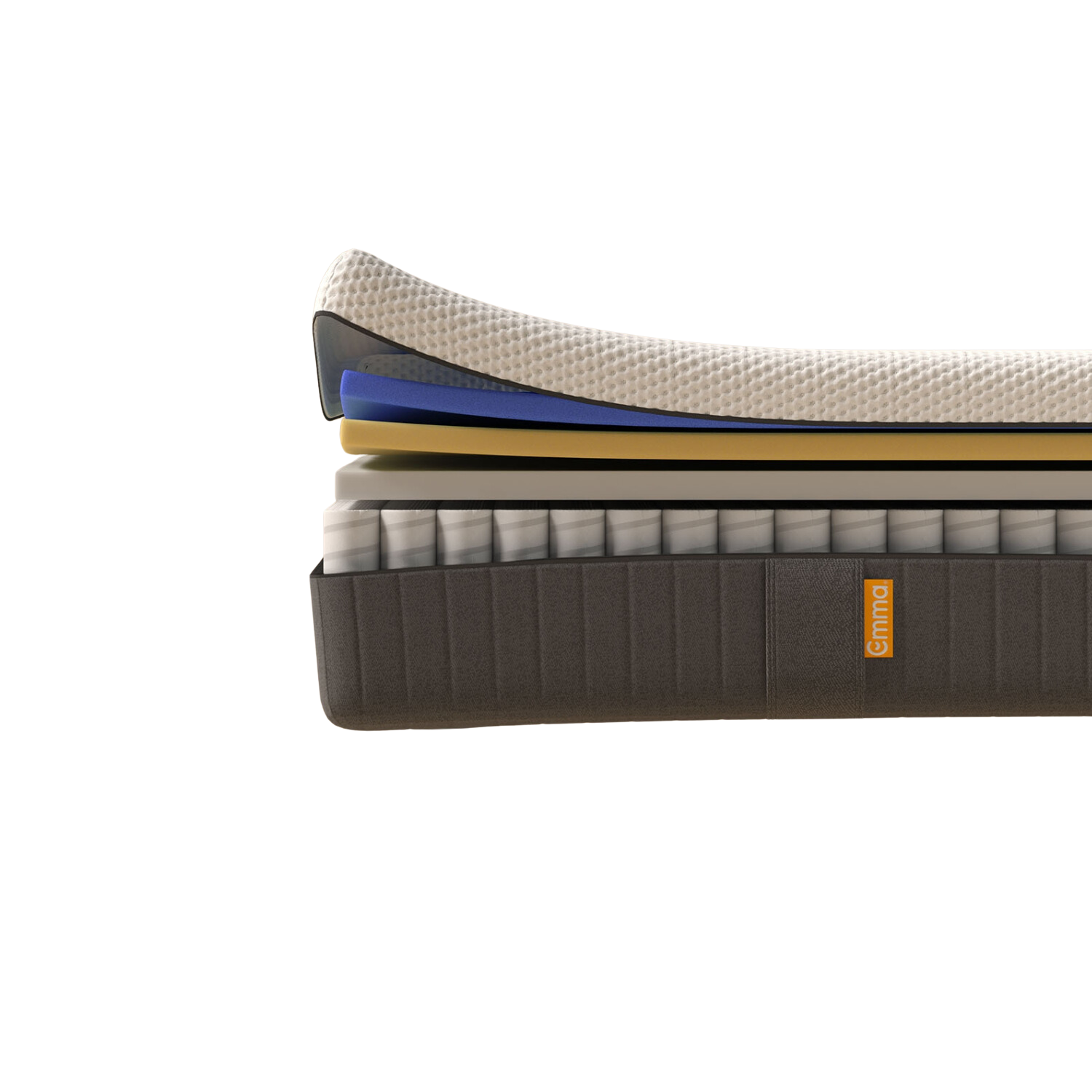 EMMA | Matelas Hybride II | Mémoire de Forme + Ressorts | MEILLEUR ...