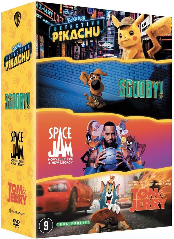 Pokemon Detective Pikachu + Scooby + Tom & Jerry + Space Jam : Nouvelle ...