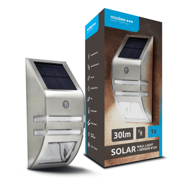 Applique Solaire Extérieure LED 30lm + détecteur de présence au ...