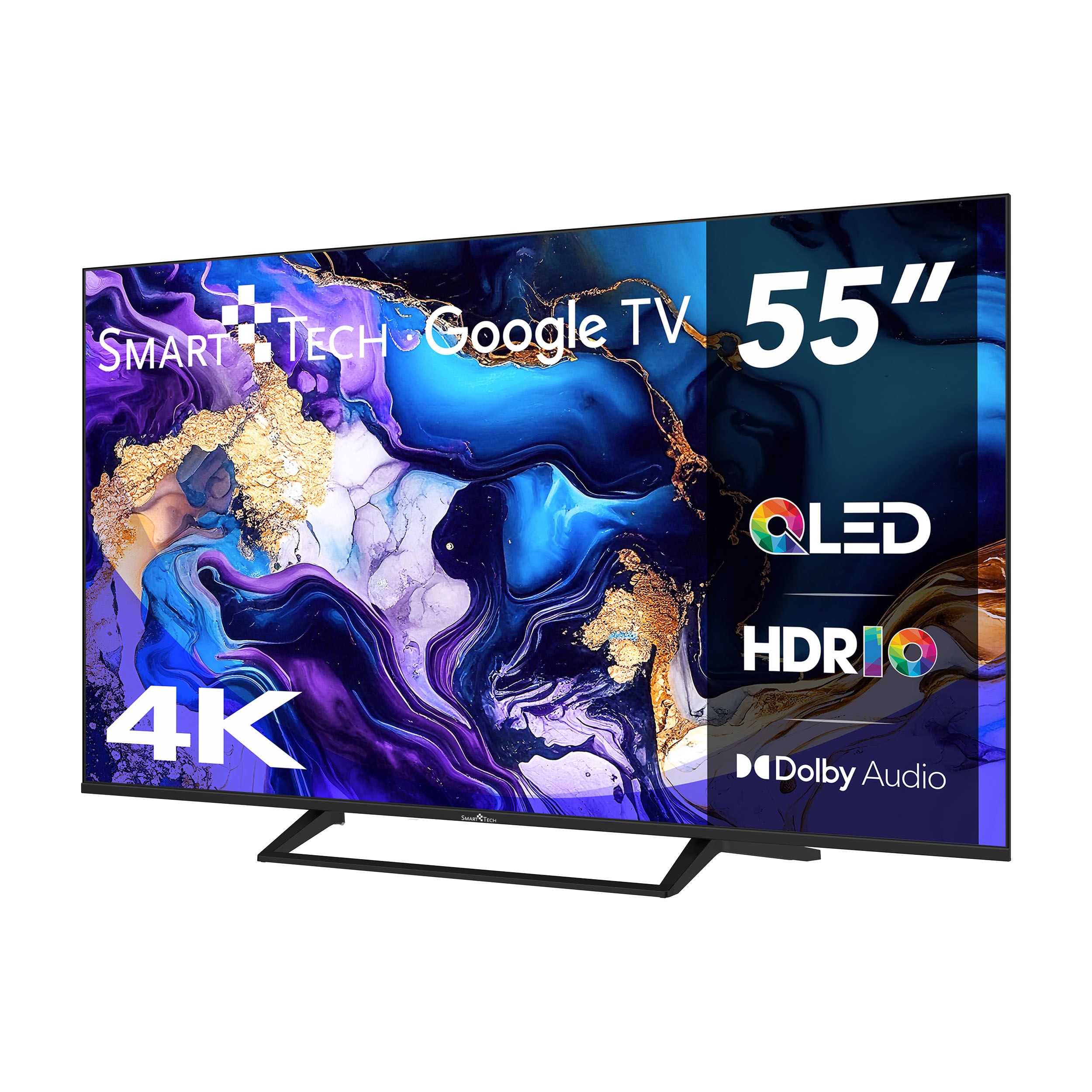Smart Tech TV QLED 4K UHD 55' (139 cm) 55QG06K Google TV- 4xHDMI ...