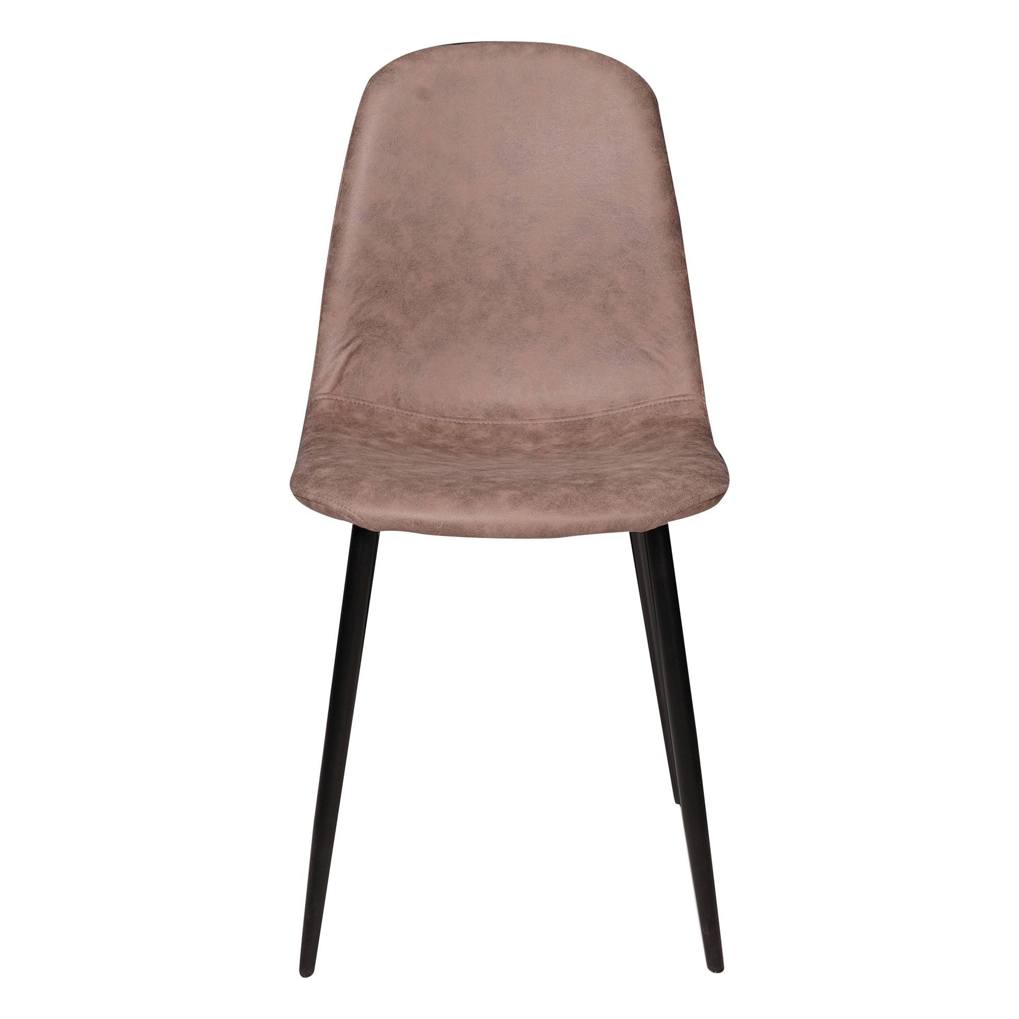 Ensemble de 2 chaises modernes en éco-cuir au meilleur prix | E.Leclerc