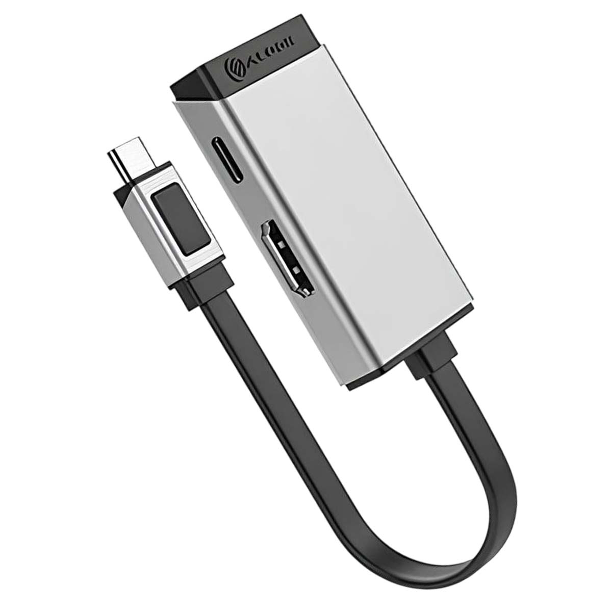 A-Logic HUB 2 en 1 USB-C vers HDMI 4K 60Hz et USB-C 100W Rapide Série ...