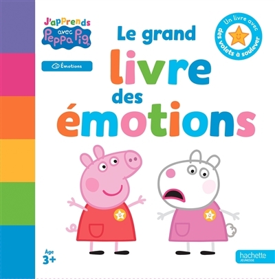 J'apprends avec Peppa Pig - Le grand livre des émotions (Broché) au ...