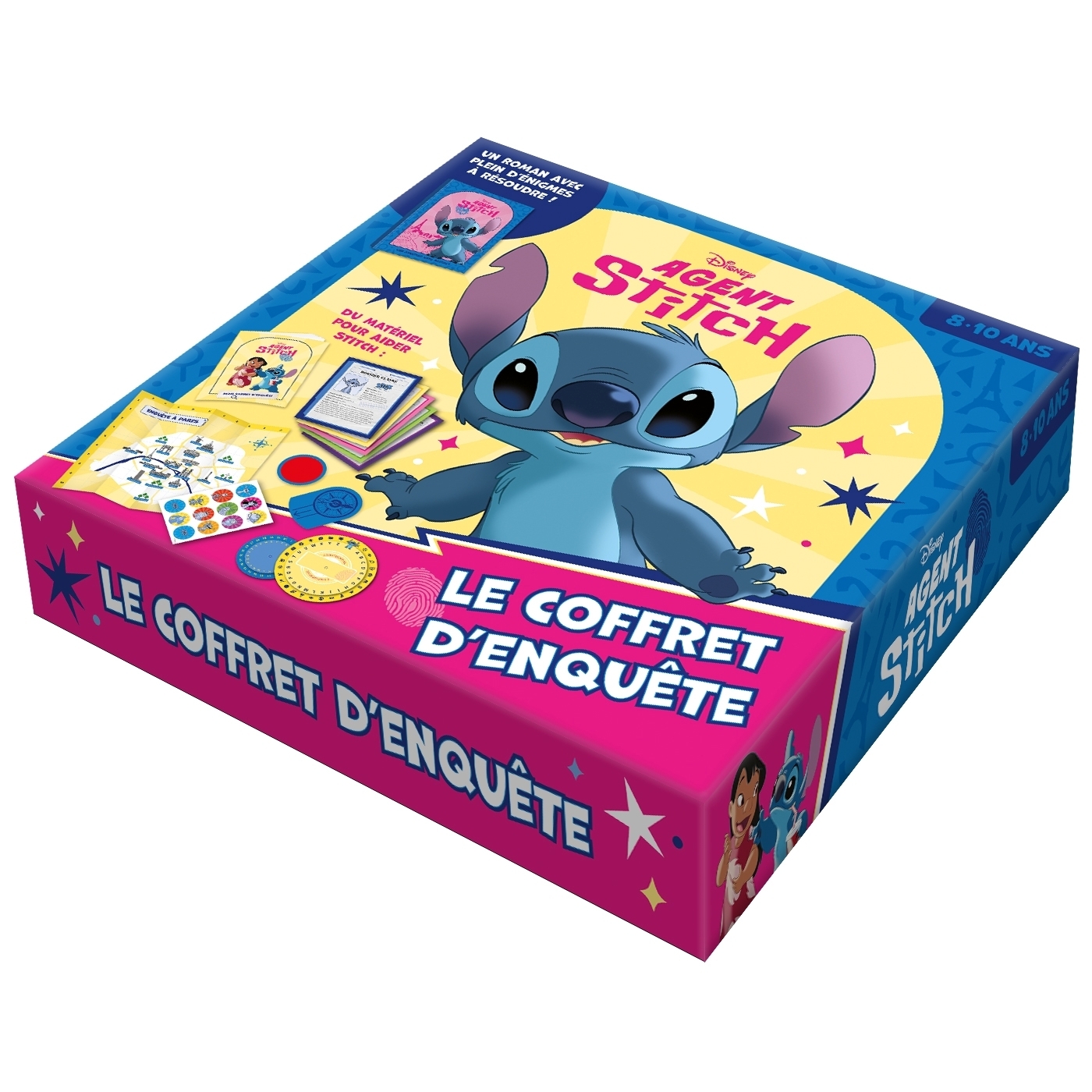 STITCH - Le coffret d'enquête de l'Agent Stitch - Disney (Coffret) au ...