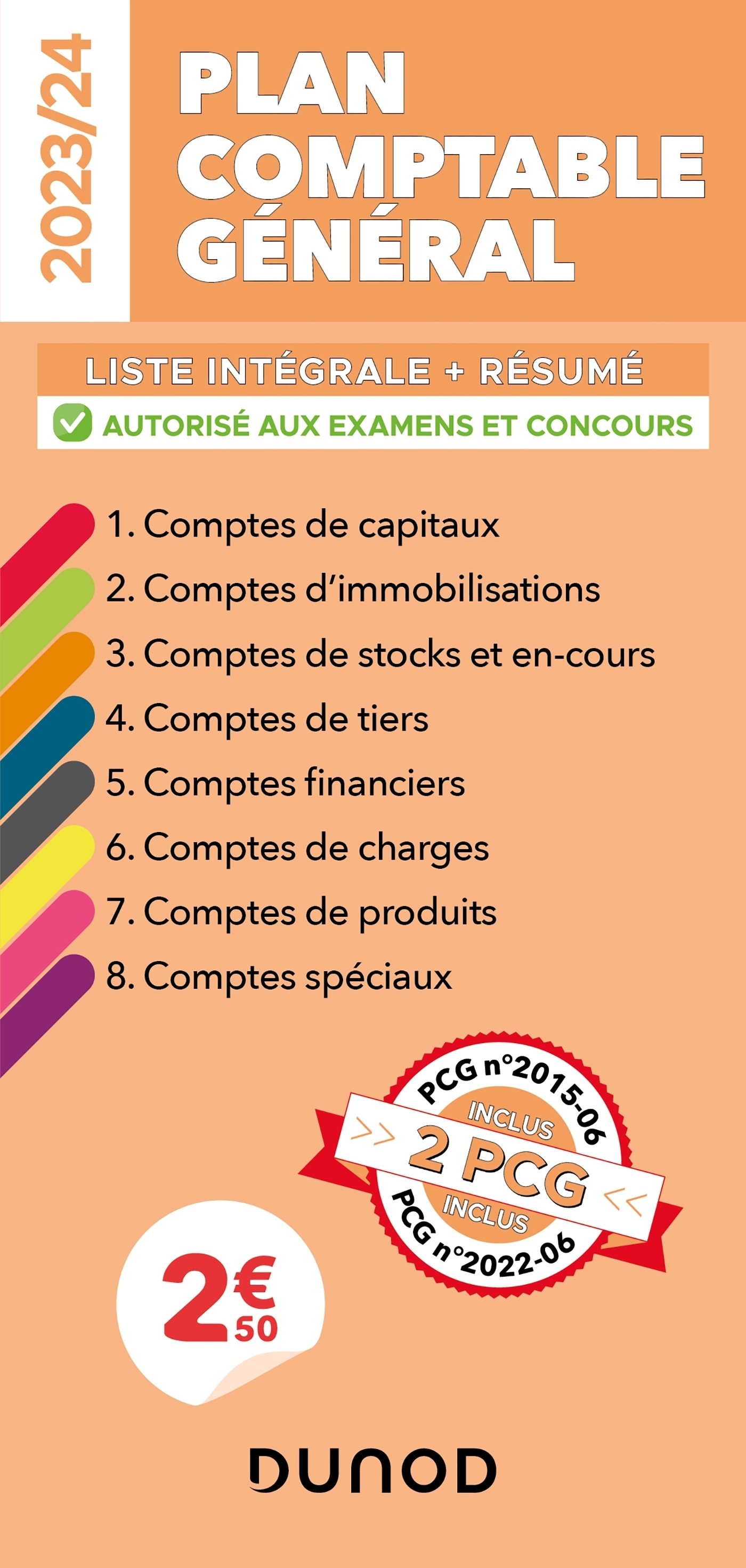 Plan comptable général 2023/24 - Liste intégrale des comptes (Blister ...