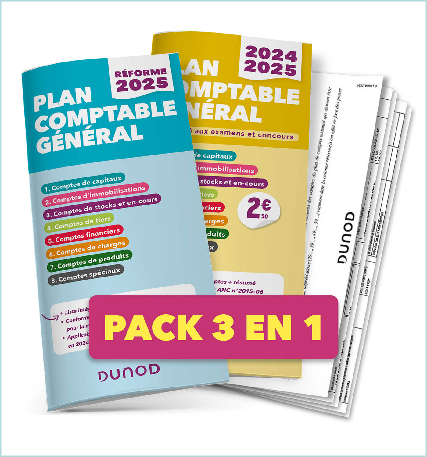 Plan comptable général 2024-2025 - pack 3 en 1 (Coffret) au meilleur ...