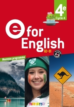 E for English 4e - Anglais Ed. 2017 - Livre de l'élève (Cartonné) au ...