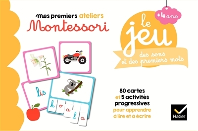Le jeu Montessori des sons et des premiers mots (Coffret) au meilleur ...